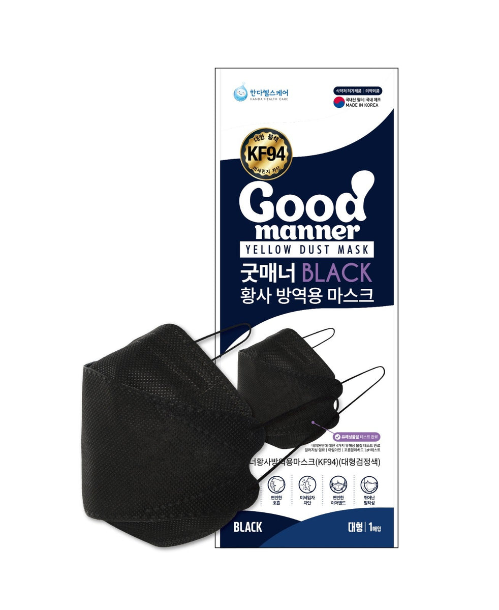 20 Black Good manner KF94 masks – kf94.au
